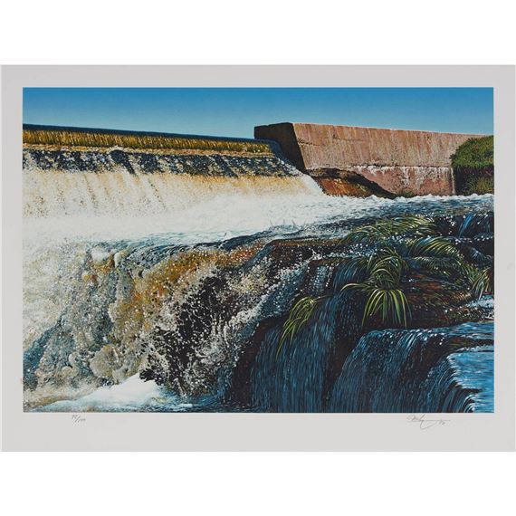 Ken Danby | BELOW THE DAM (1982) | MutualArt