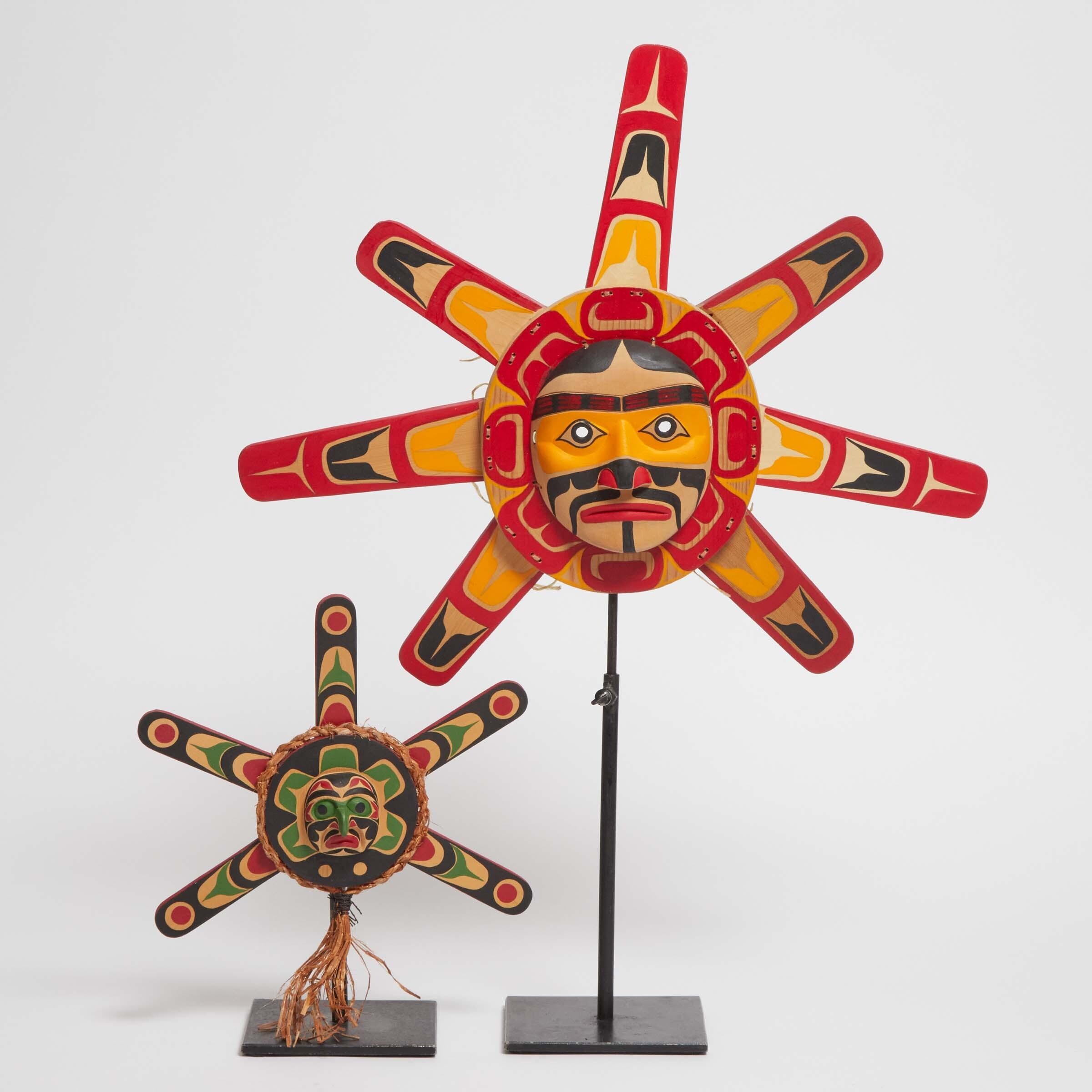 Vern Etzerza | TWO SUN MASKS (1997) | MutualArt