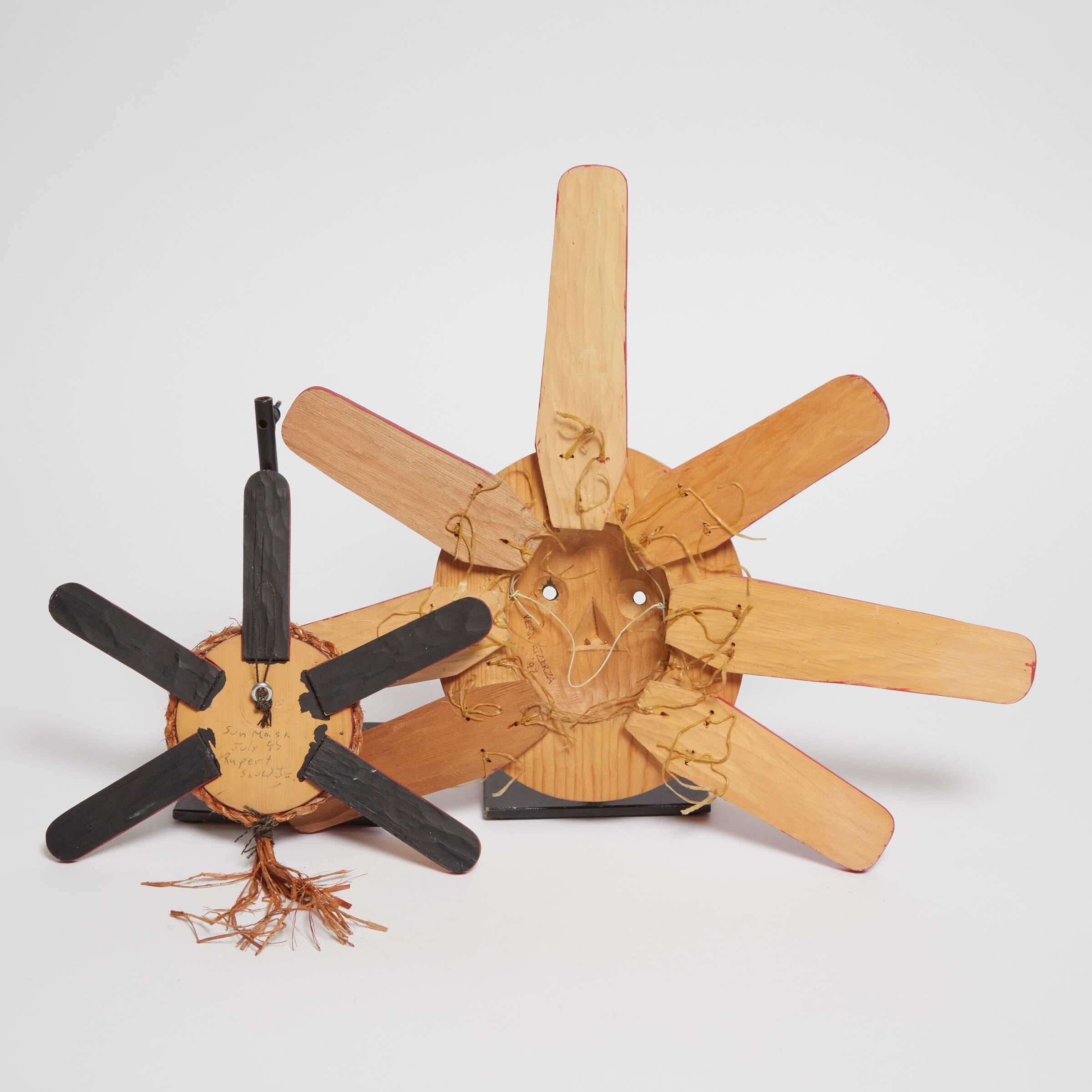 Vern Etzerza | TWO SUN MASKS (1997) | MutualArt