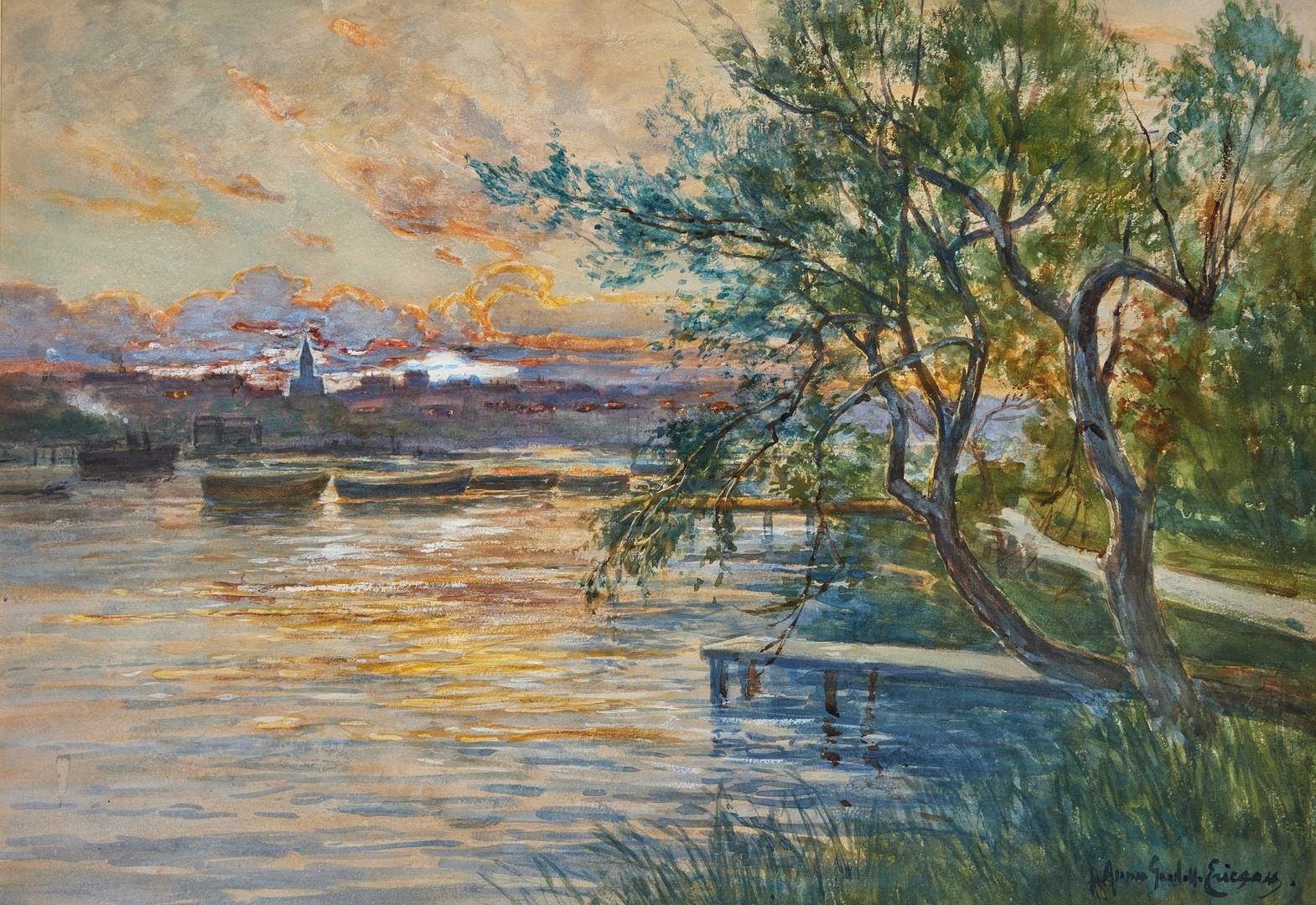 Anna Gardell-Ericson | Utsikt från Djurgården | MutualArt