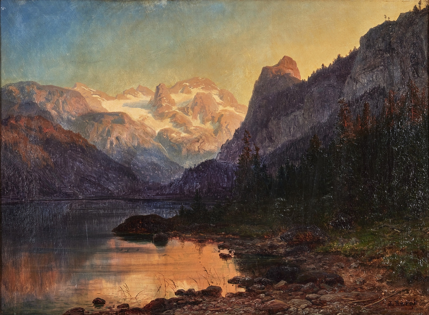 Edvard Bergh | Italian landscape | MutualArt