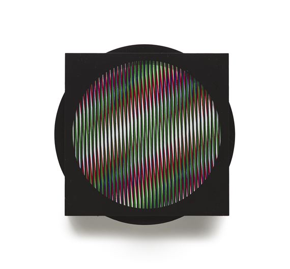 Carlos Cruz-Diez | Chromointerférence Manipulable (1989) | MutualArt
