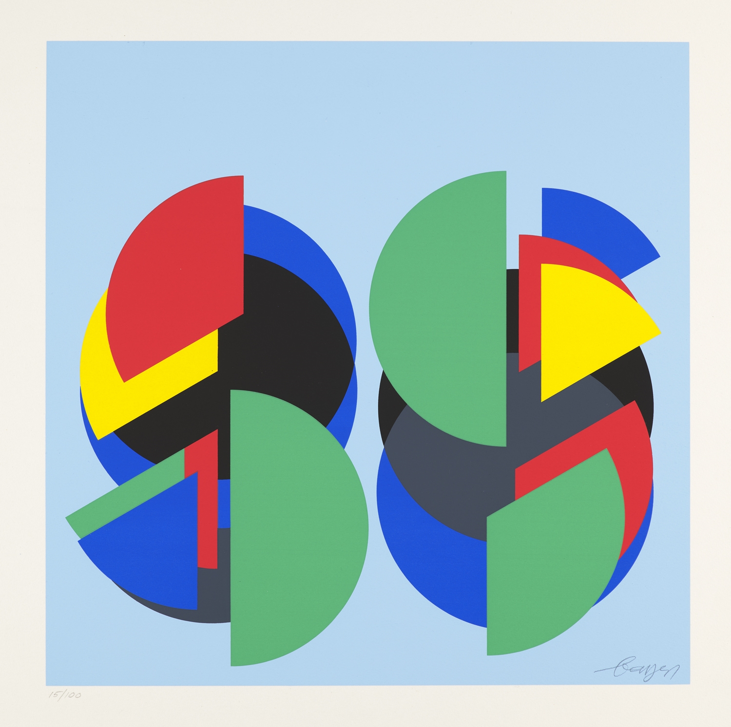 Herbert Bayer | Squares and their Triangles (1976) | MutualArt