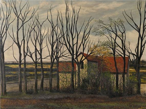 Jean Ève | Jean EVE (1900-1968) A corner of the woods in autumn, 1929 ...