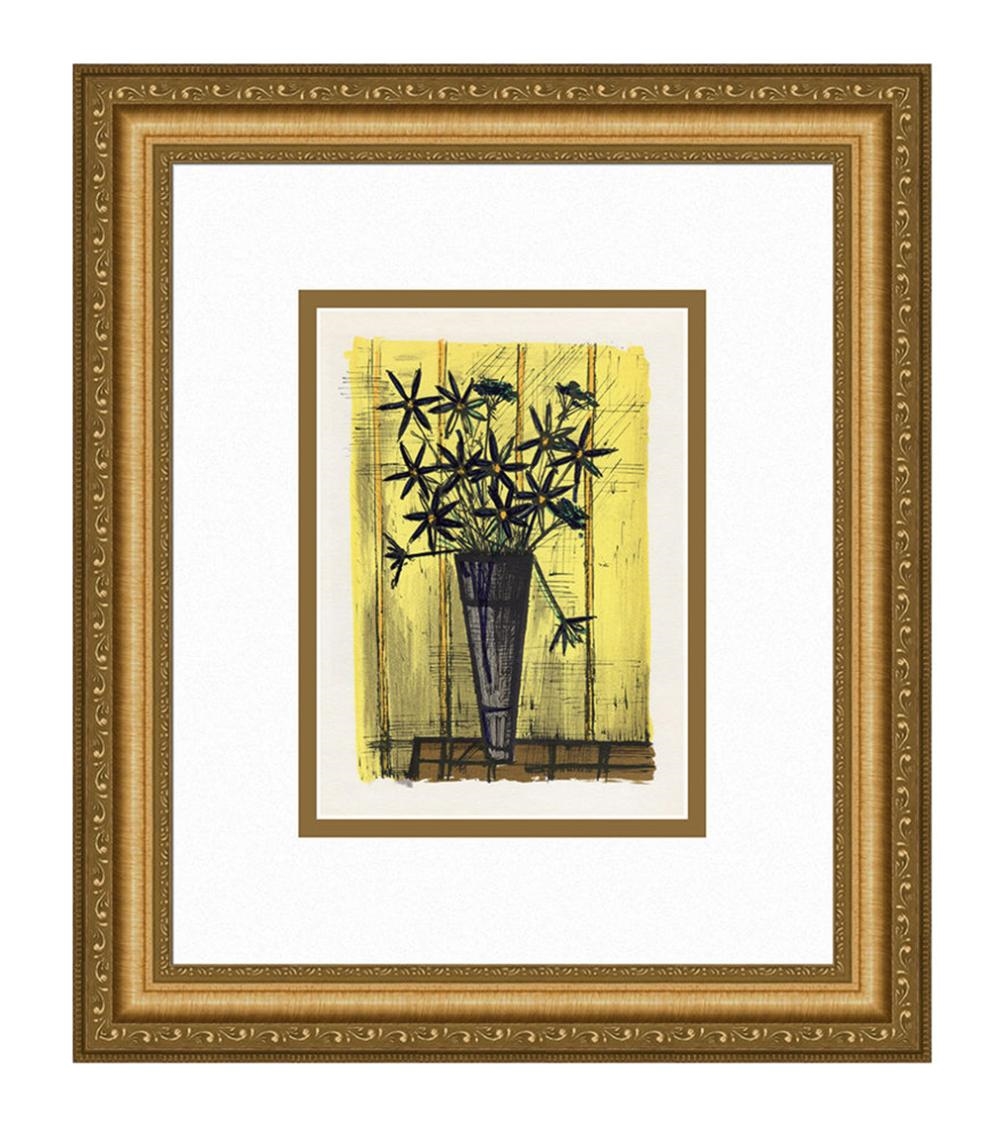 Bernard Buffet | Bernard Buffet Bouquet of Flowers 1967 lithograph ...