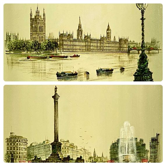 H. Moss | Nelson's Column and Houses of Westminster | MutualArt