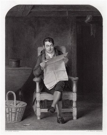 Thomas Sword Good | Thomas Sword Good The Newspaper (A Man Reading ...