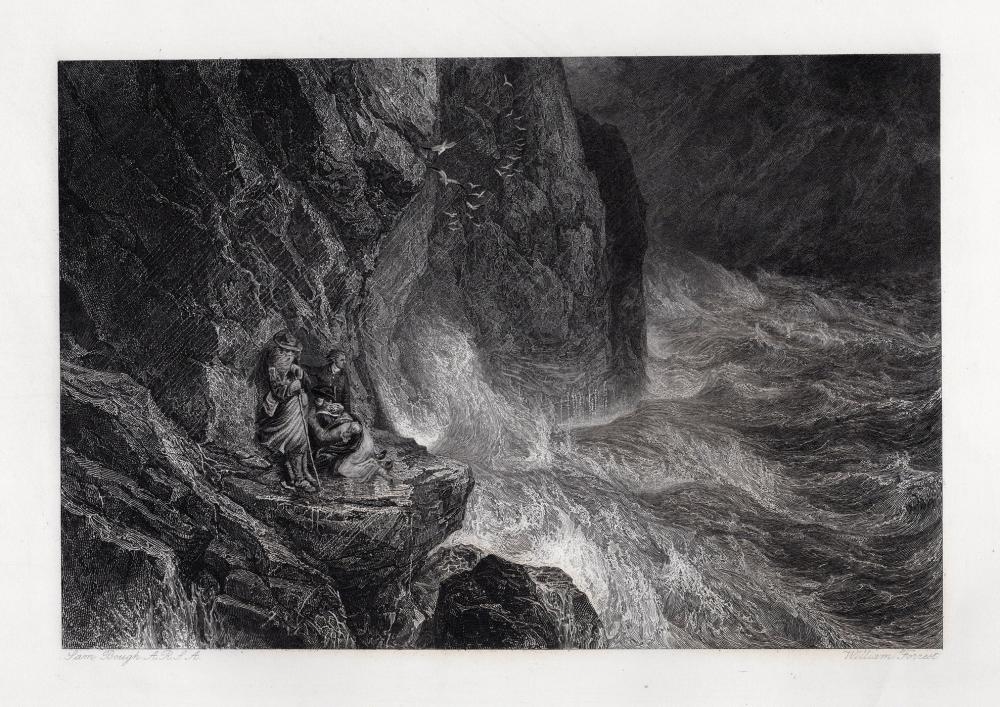 Sam Bough | SAMUEL BOUGH SIGNED 1800s Engraving Shelter from the the ...