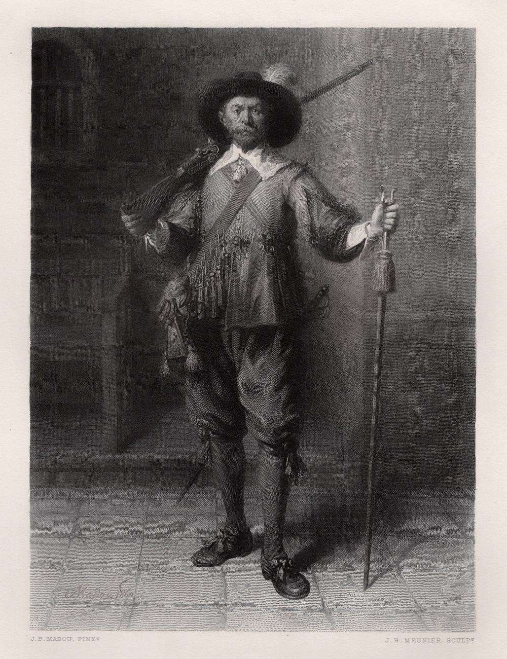 Jean Baptiste Madou | 1800s Jean-Baptiste Madou Antique Engraving The ...