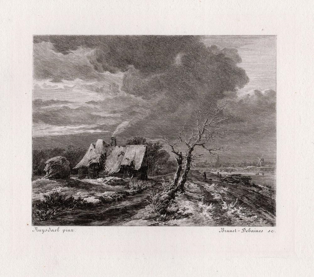 Jacob van Ruisdael | An extensive landscape with grain fields ...