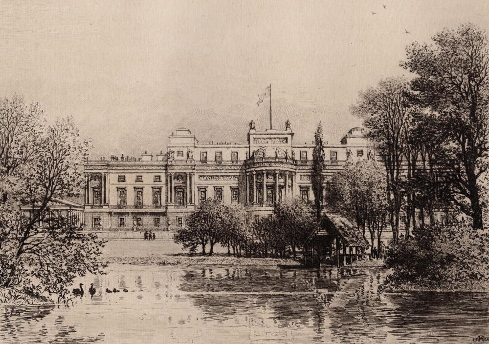 Axel Herman Haig | Axel Hermann Haig Etching Buckingham Palace SIGNED ...