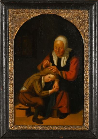 Dutch School, 19th Century | 19th century Dutch school, follower of ...