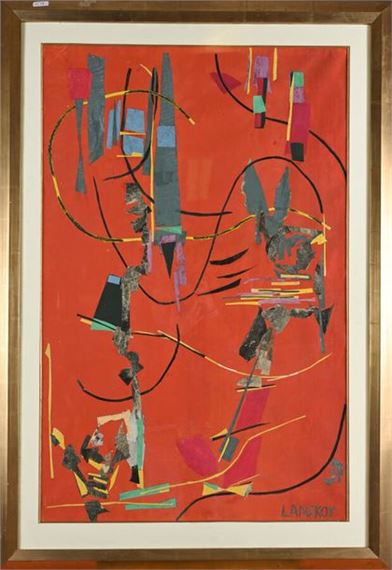 André Lanskoy | Abstract composition (Circa 1965) | MutualArt