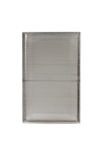 Jean Prouvé | Front panel Embossed aluminum structure H (1956) | MutualArt