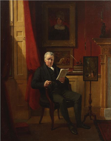 Henry Pierce Bone | Portrait of Henry Bone, RA (1831) | MutualArt