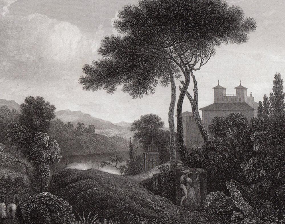 Richard Wilson | Richard Wilson Landscape 1834 Engraving Signed (1834 ...