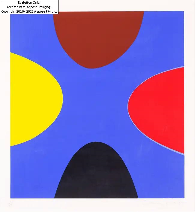 Sir Terry Frost | Untitled with circles (1964) | MutualArt