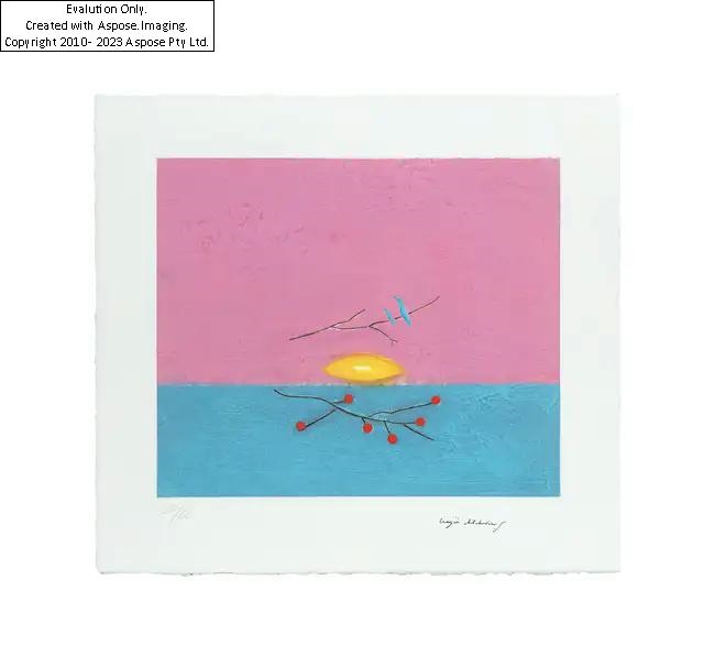 Craigie Aitchison | Still Life with Birds and Berries (2001) | MutualArt