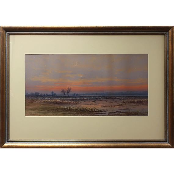 Frederick Arthur Verner | Indians, Canoe and Tepee (1874) | MutualArt