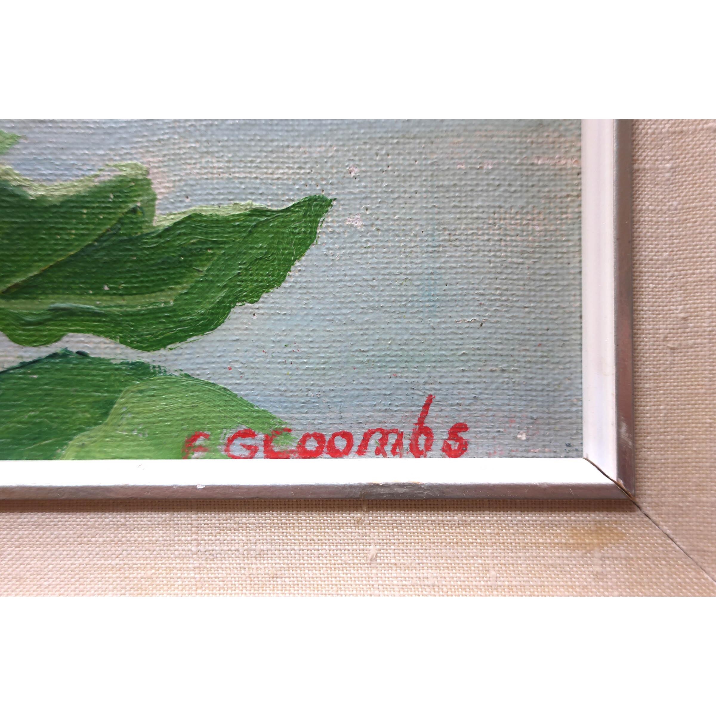 Edith Grace Lawson Coombs | HOLLYHOCKS (CAMP CHARMETTE) (1935) | MutualArt