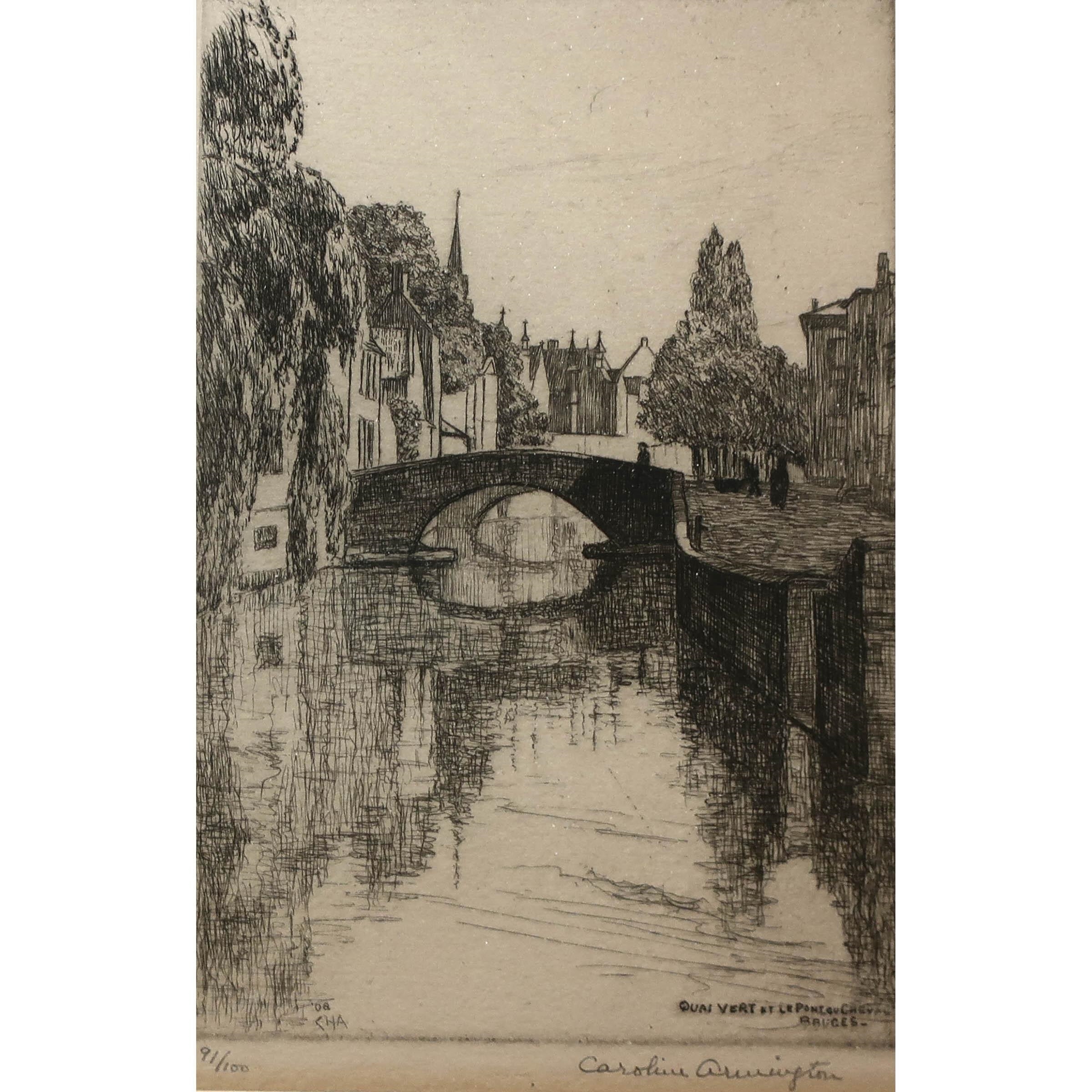 Caroline Helena Armington | QUAI VERT ET LE PONT DU CHEVAL | MutualArt