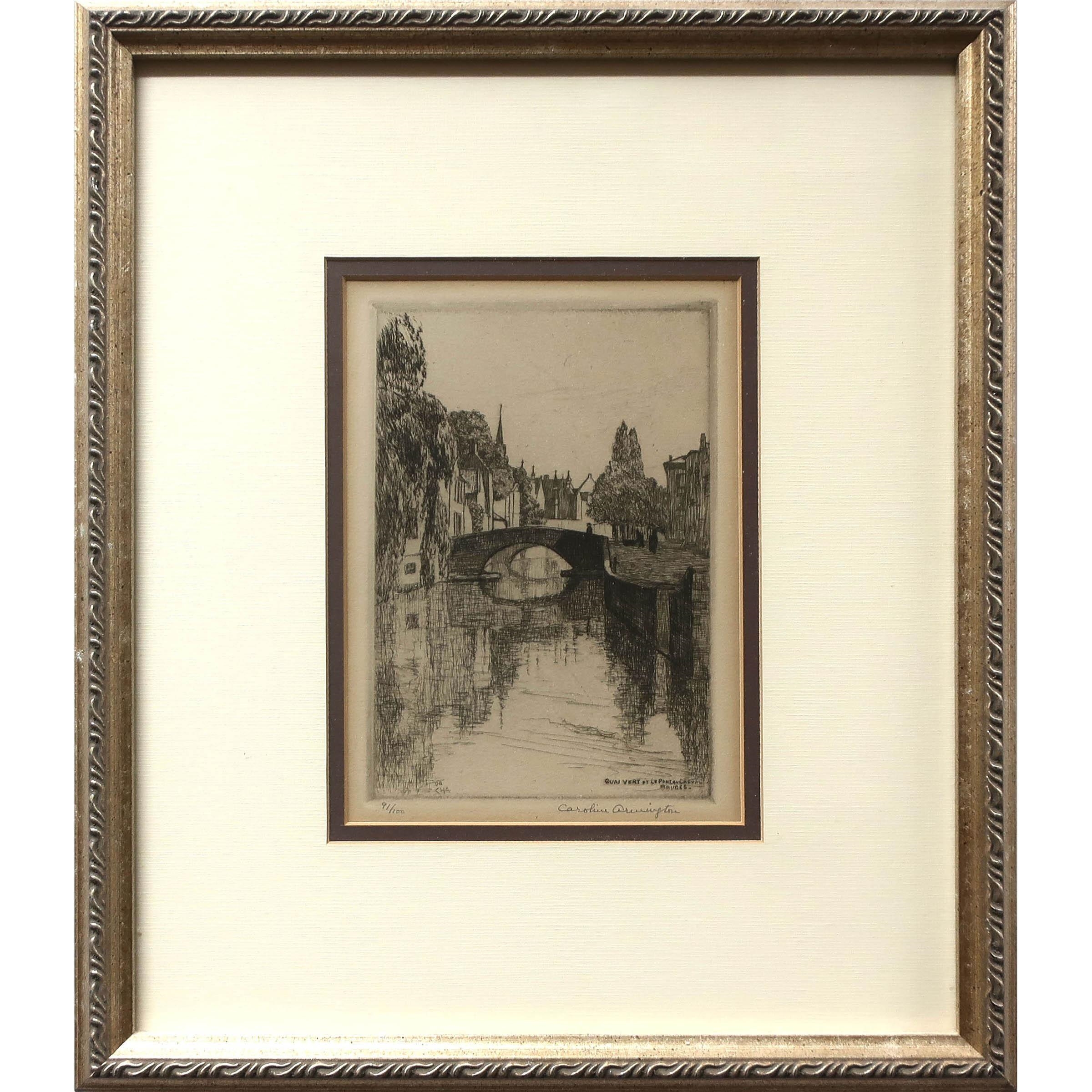 Caroline Helena Armington | QUAI VERT ET LE PONT DU CHEVAL | MutualArt