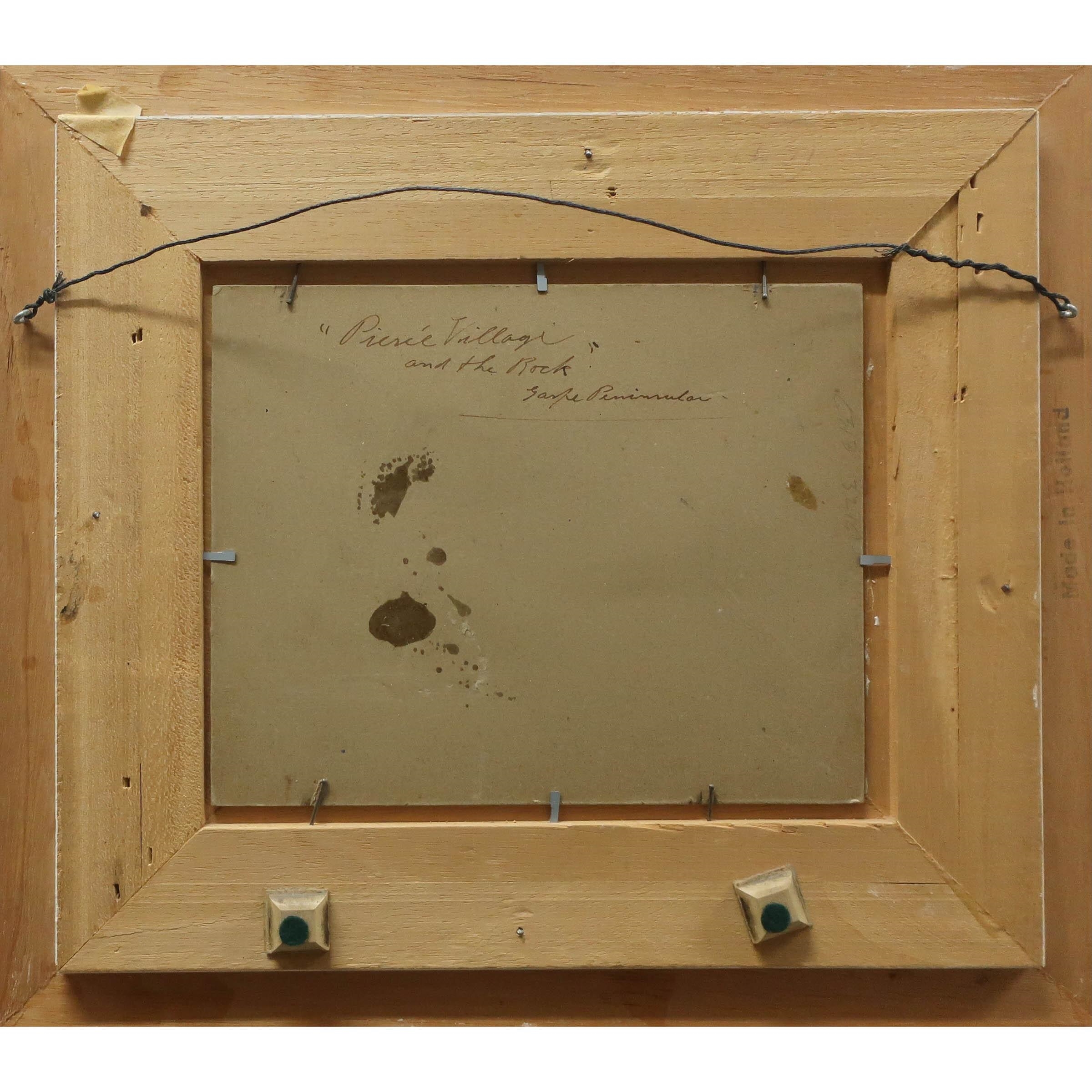 William Harvey Sadd | PERCÉ VILLAGE AND THE ROCK | MutualArt