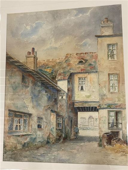 George Merritt Clark | An Old English Inn (1893) | MutualArt