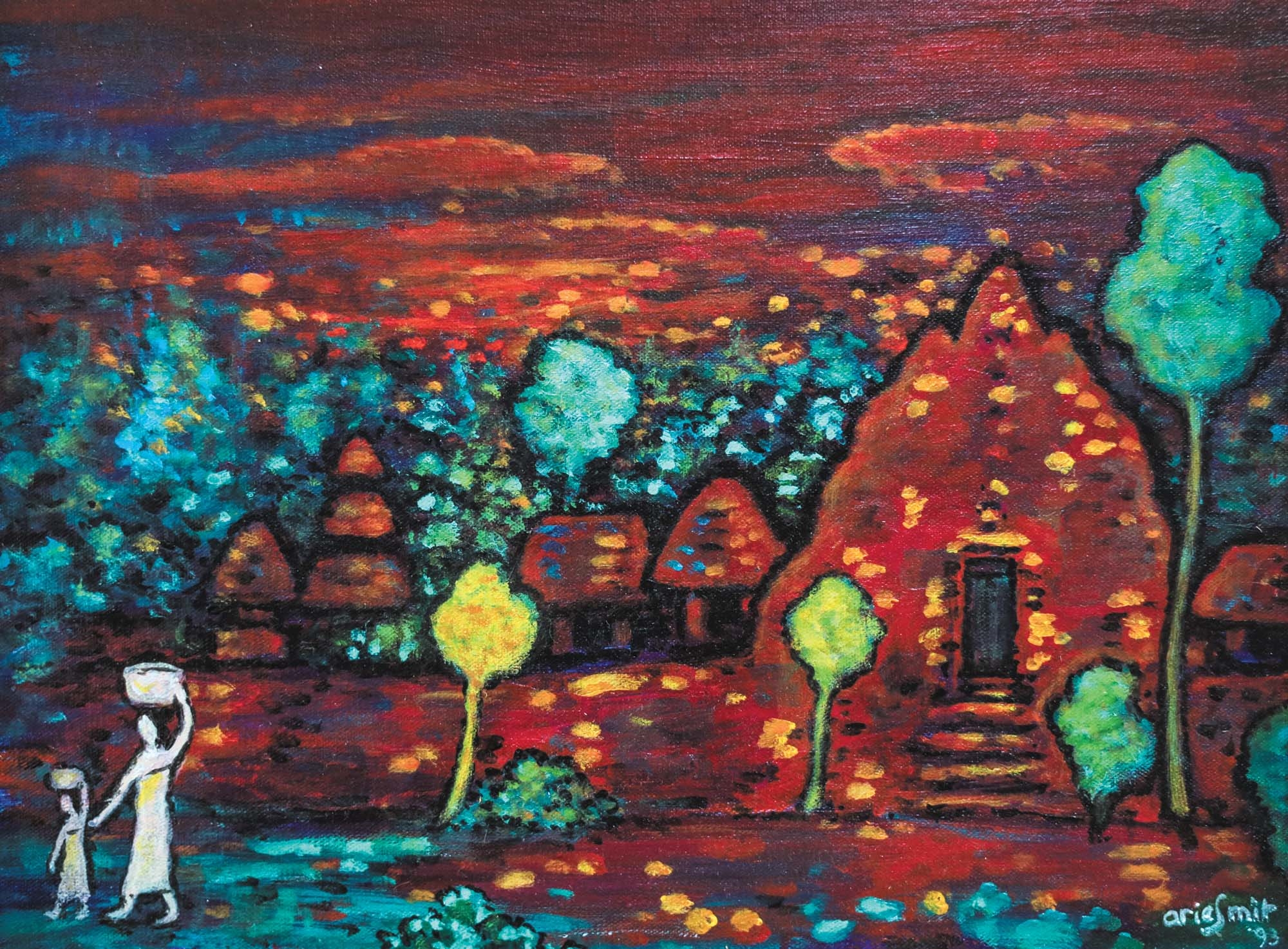 Arie Smit | The Village Temple | MutualArt