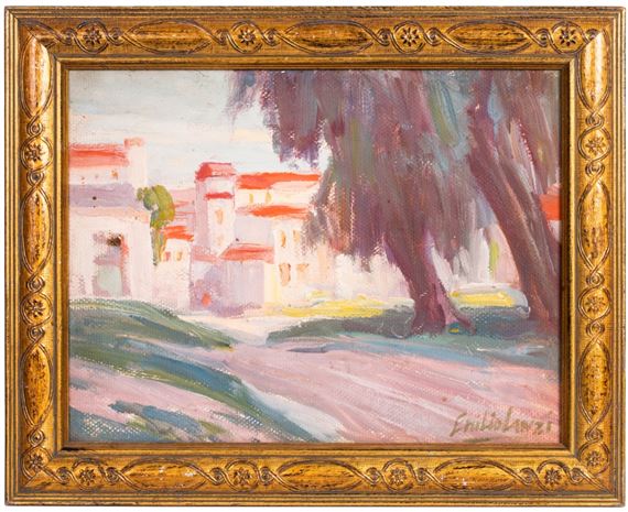 Emilio Lanzi | Impressionist Landscape - Emilio Lanzi | MutualArt
