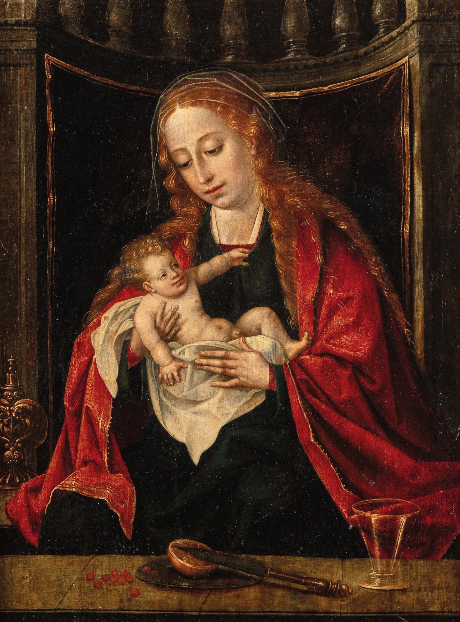 Joos Van Cleve | Portrait of a Lady as Mary Magdalene | MutualArt