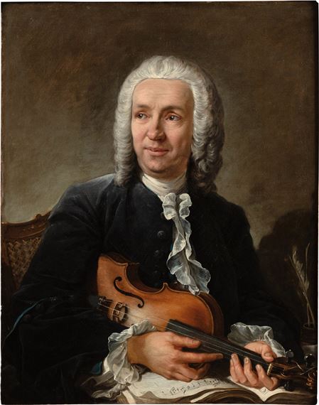 François Boucher | Portrait de Francesco Geminiani | MutualArt