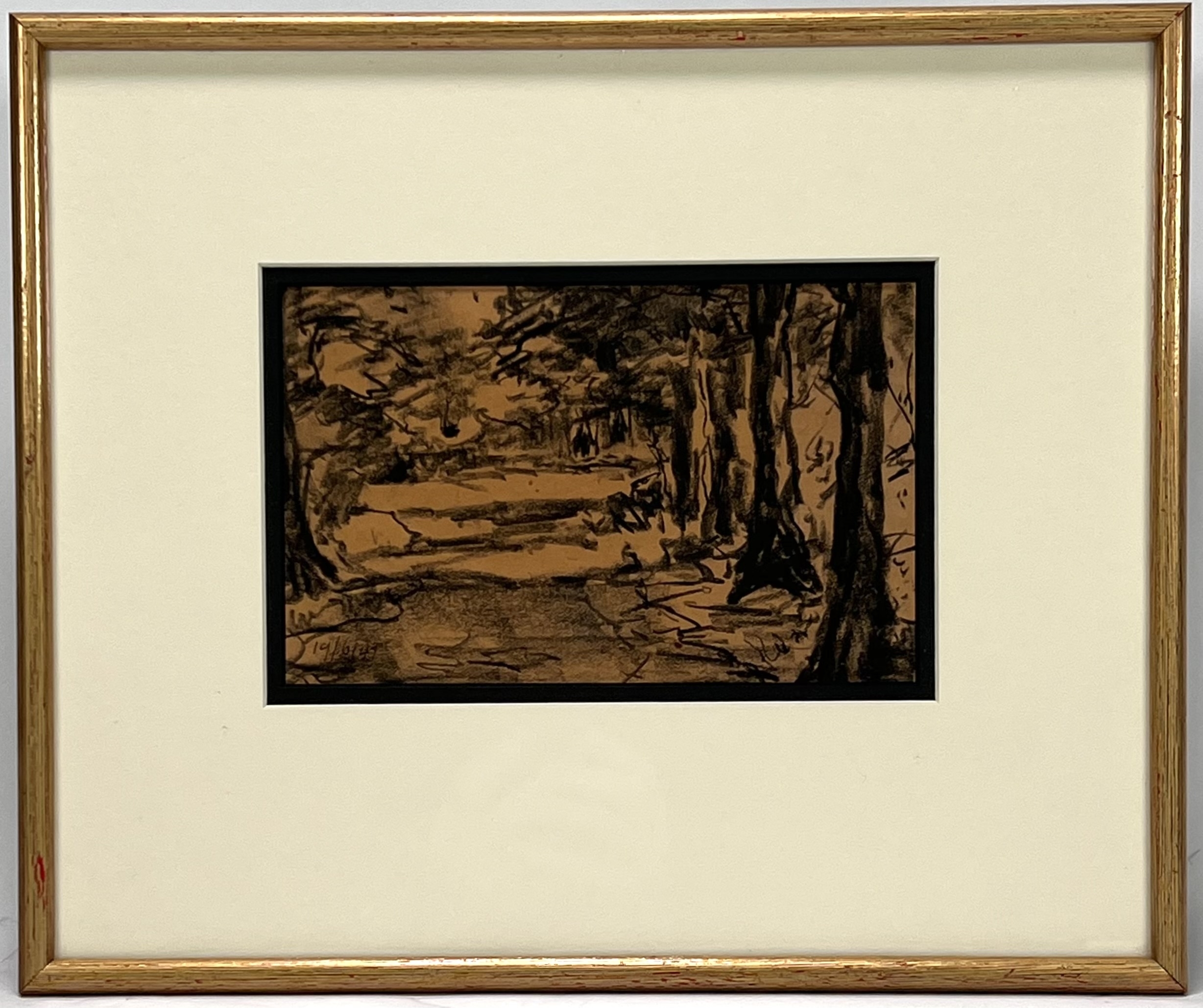 Jan Altink | Tekening van een boerderij toegeschreven aan Jan Altink ...