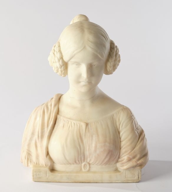 Sándor Járay | Bust of a lady (1909) | MutualArt