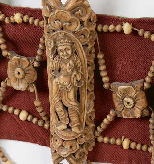 Tibetan School, 20th Century | A TANTRIC RITUAL BONE APRON AND CROWN ...
