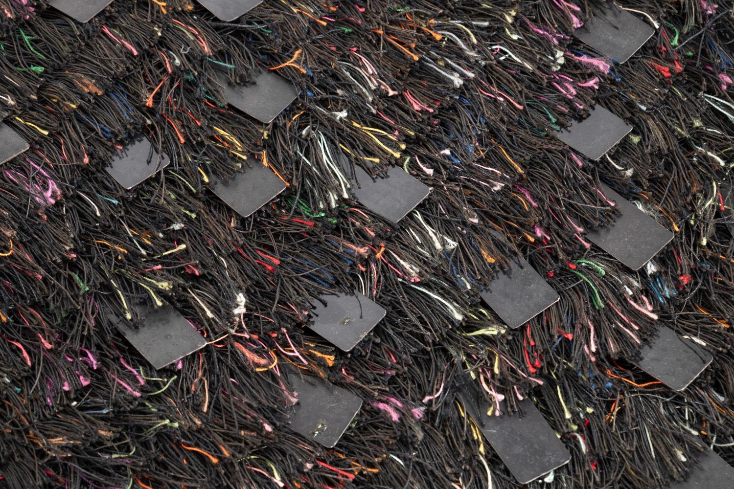 Jon Eric Riis | JON ERIC RIIS BLACK & NEON MODERN HANGING TEXTILE ...