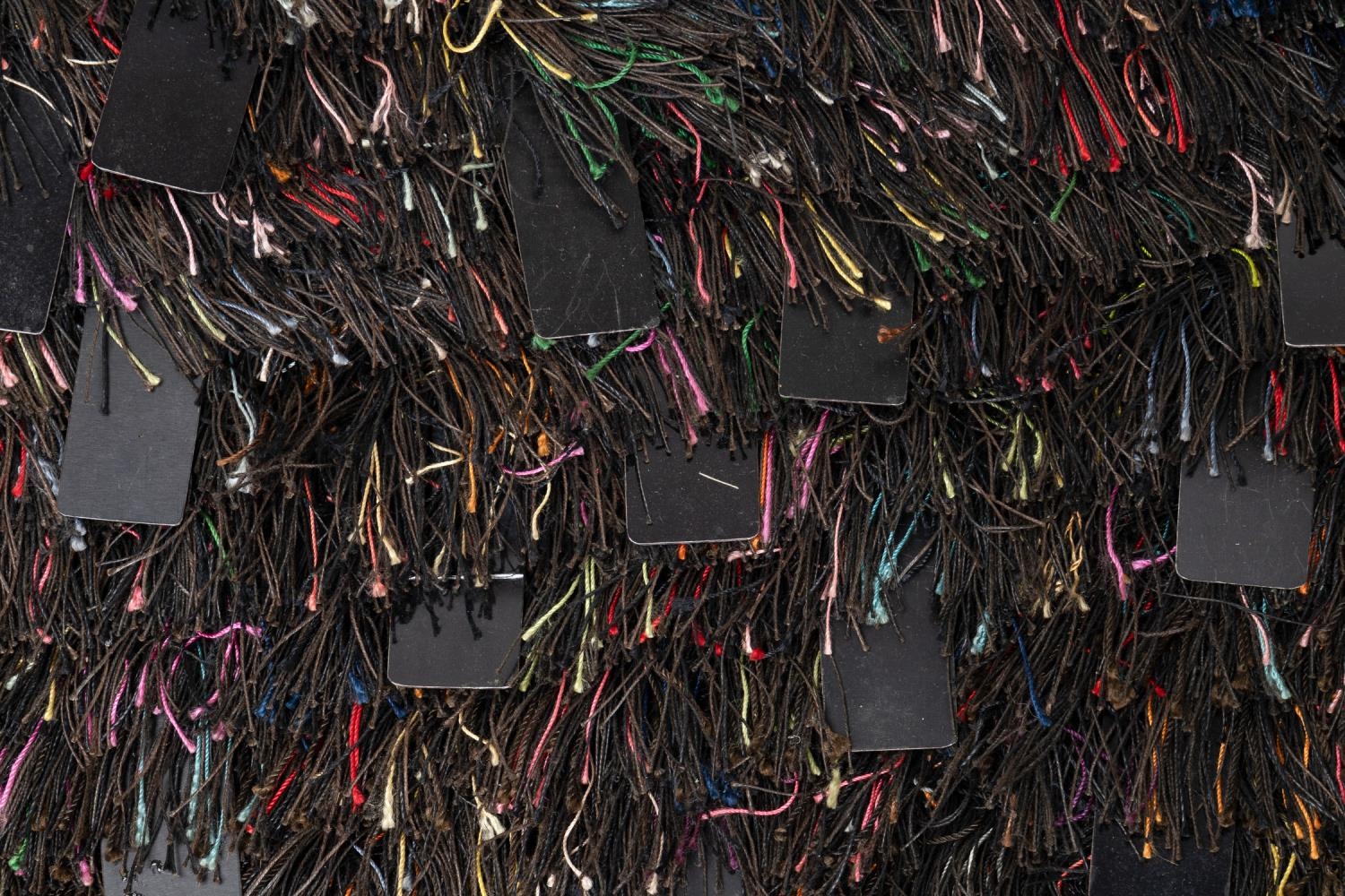 Jon Eric Riis | JON ERIC RIIS BLACK & NEON MODERN HANGING TEXTILE ...