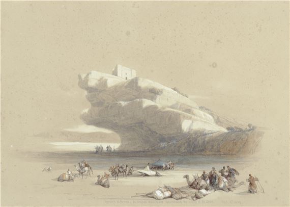 David Roberts | St Peter's from the Janiculum Hill, Rome, Italy (1840 ...