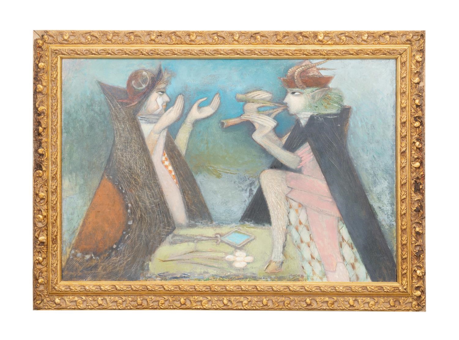 Phillip Thompson | PHILLIP J. THOMPSON MYTHICAL CREATURE SCENE, O/C ...