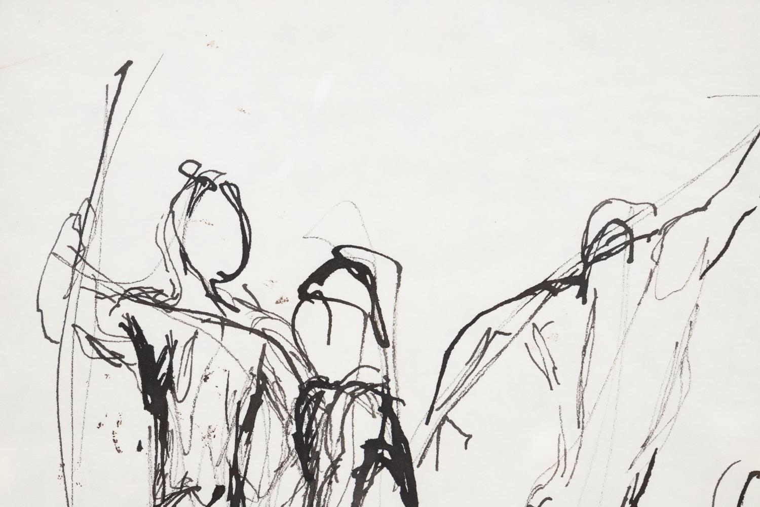 Todd Murphy | FIGURES IN MOTION INK SKETCH | MutualArt