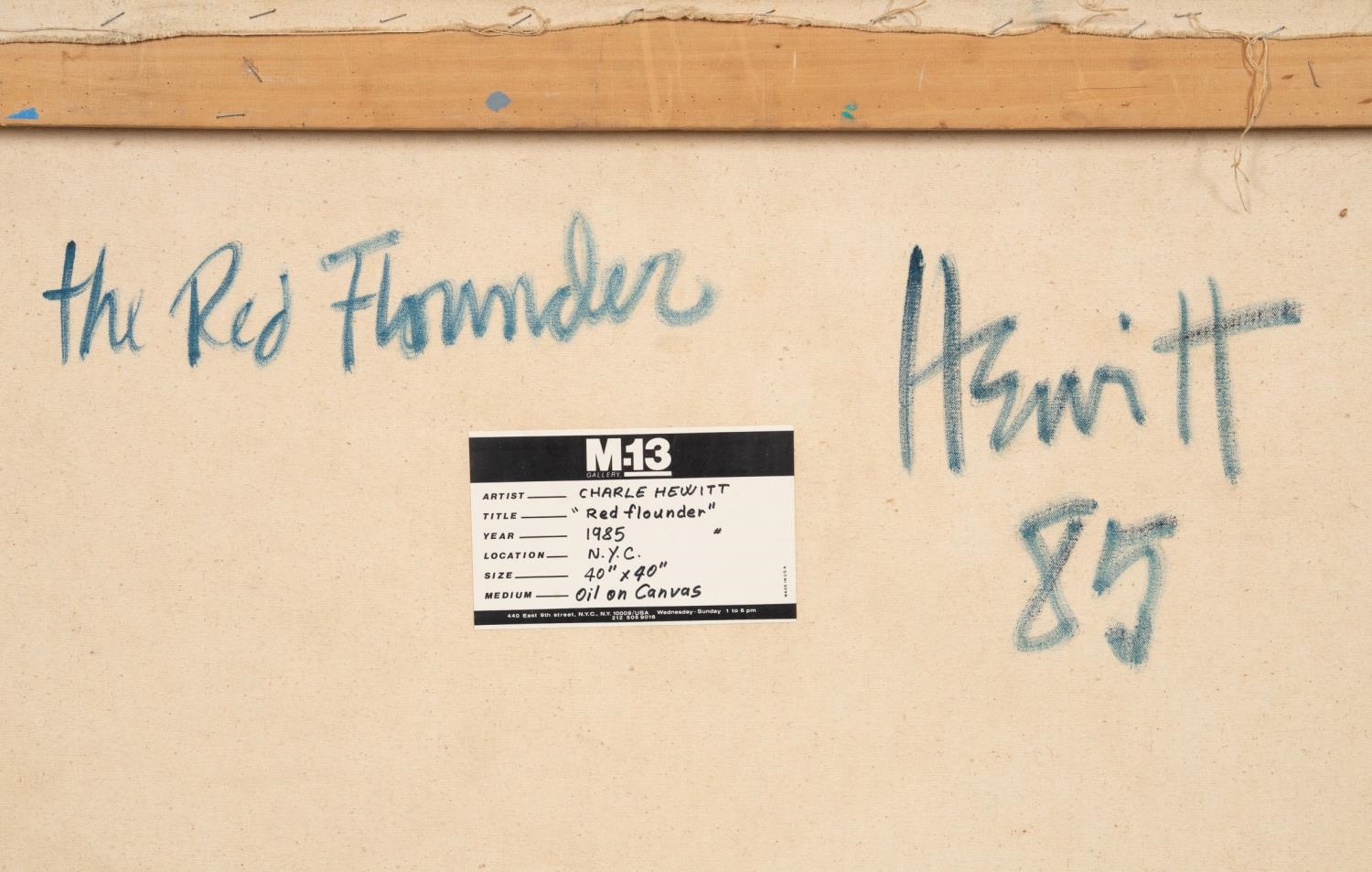 Charles Hewitt | THE RED FLOUNDER (1985) | MutualArt