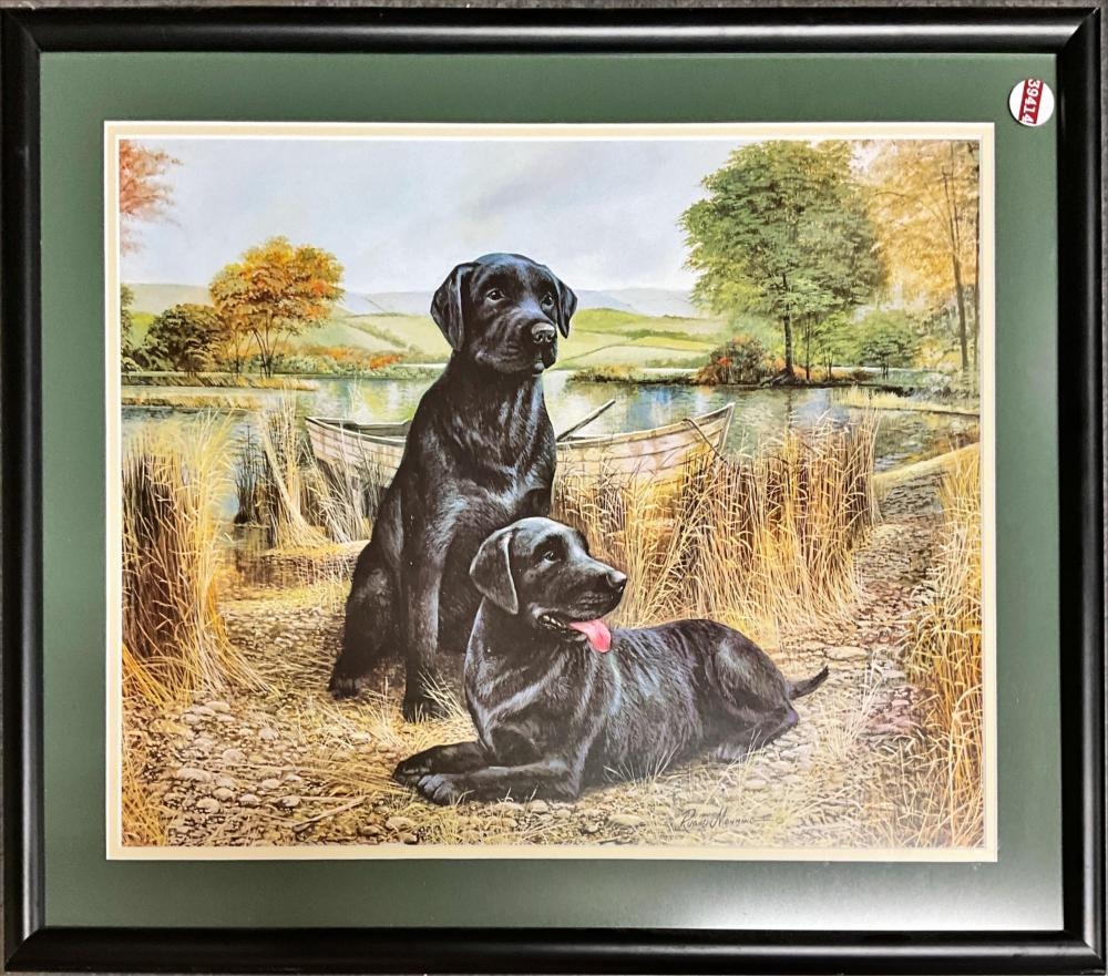 Ruane Manning | Black Labrador Dogs | MutualArt
