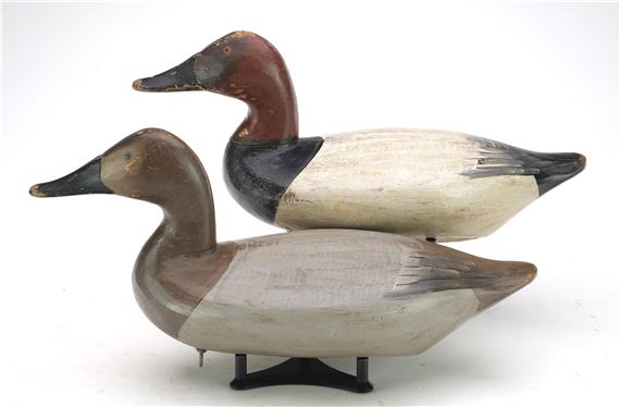 Edwin Pearson | Pair of canvasbacks | MutualArt