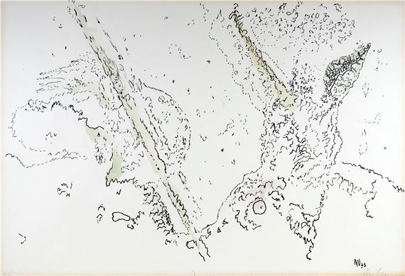 Max Weiler | Himmel-Rot (1988) | MutualArt