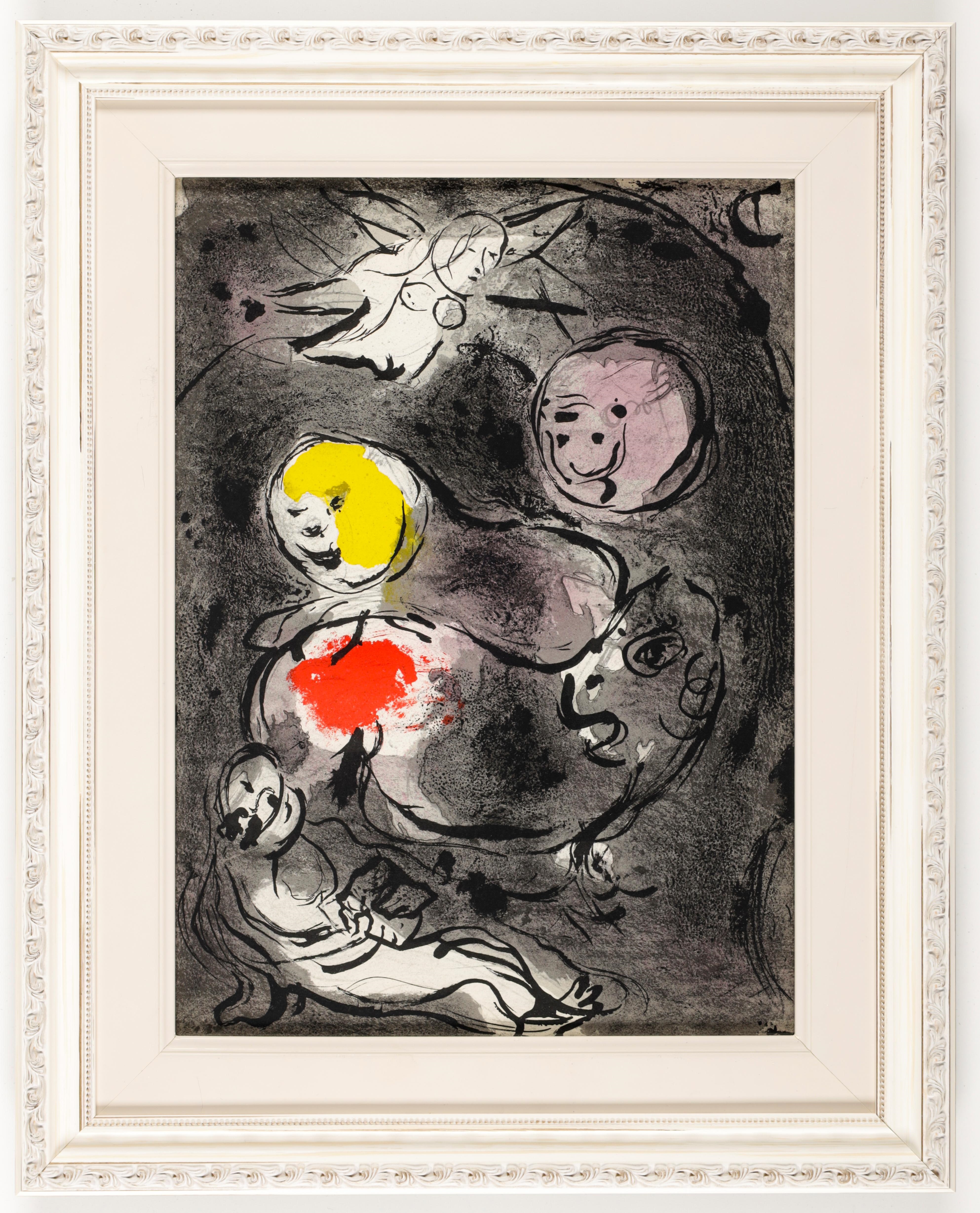 Marc Chagall | A) Prophet Daniel mit den Löwen (1956) | MutualArt
