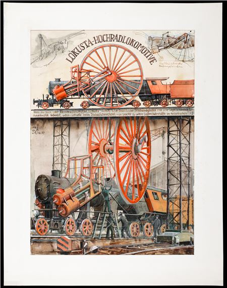 Siegfried Strasser | Lokusta-Hochradlokomotive | MutualArt