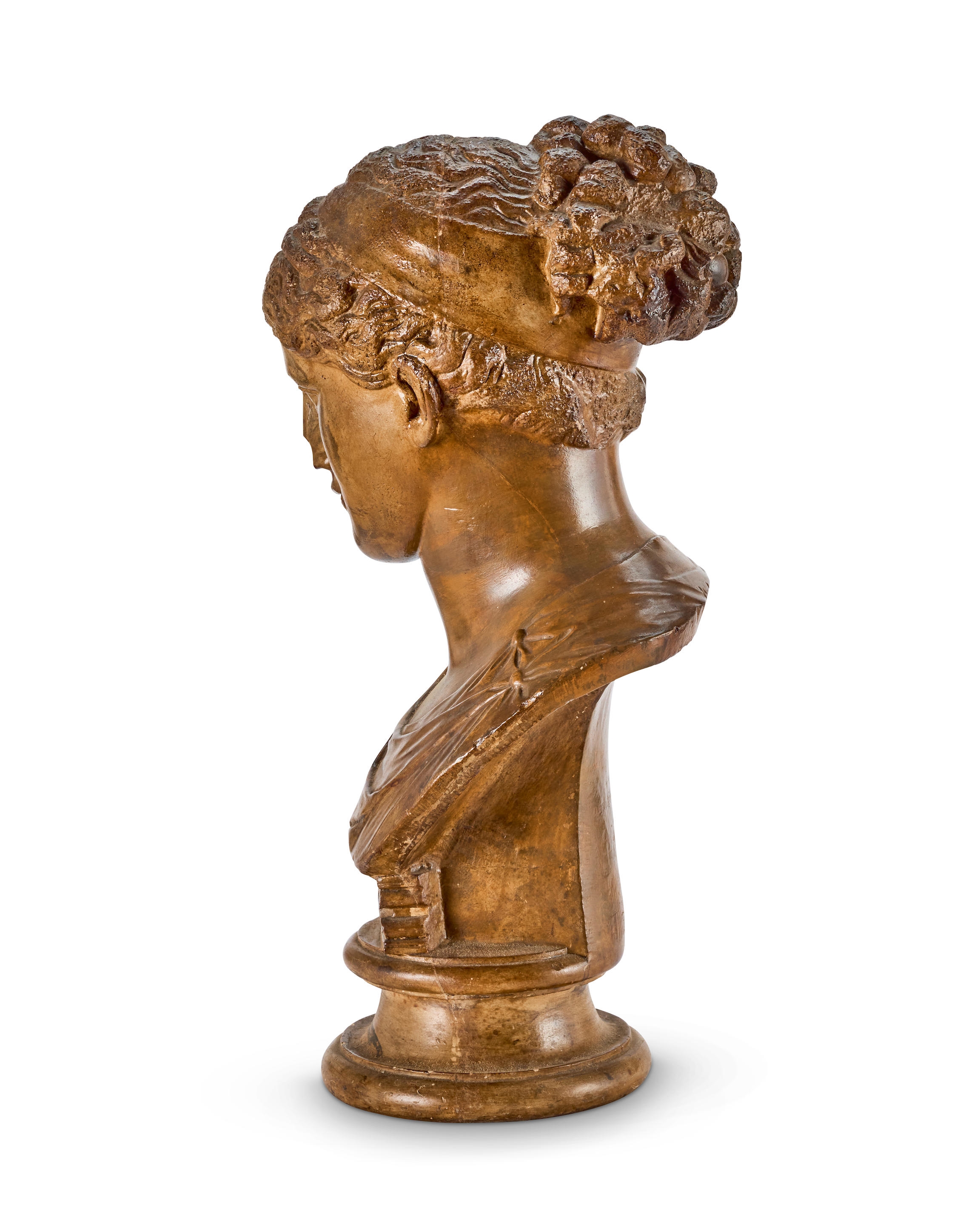 Domenico Brucciani | After the Antique: a plaster library bust of a ...