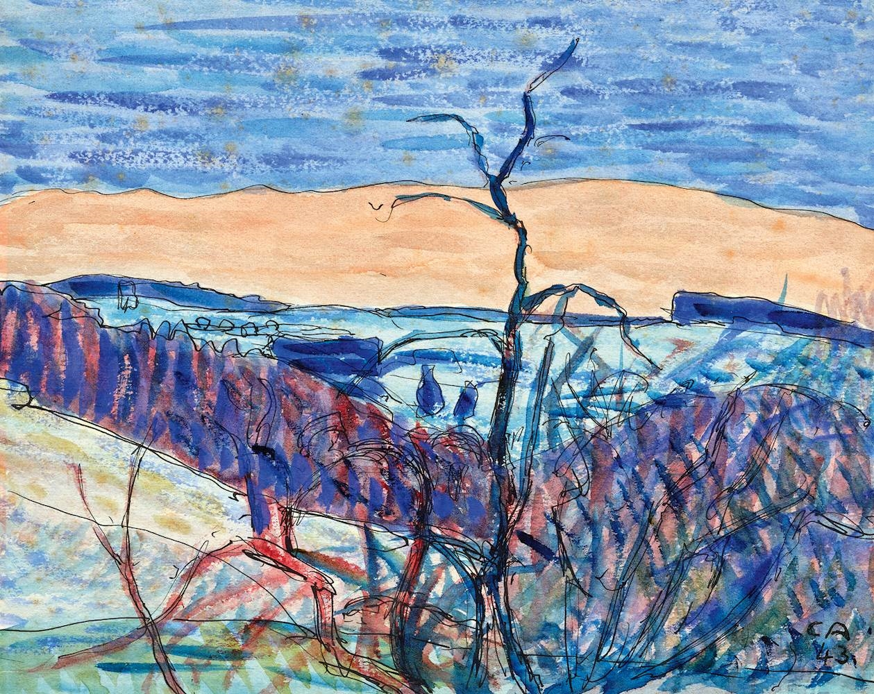 Cuno Amiet | Stilleben mit Blumen (1959) | MutualArt