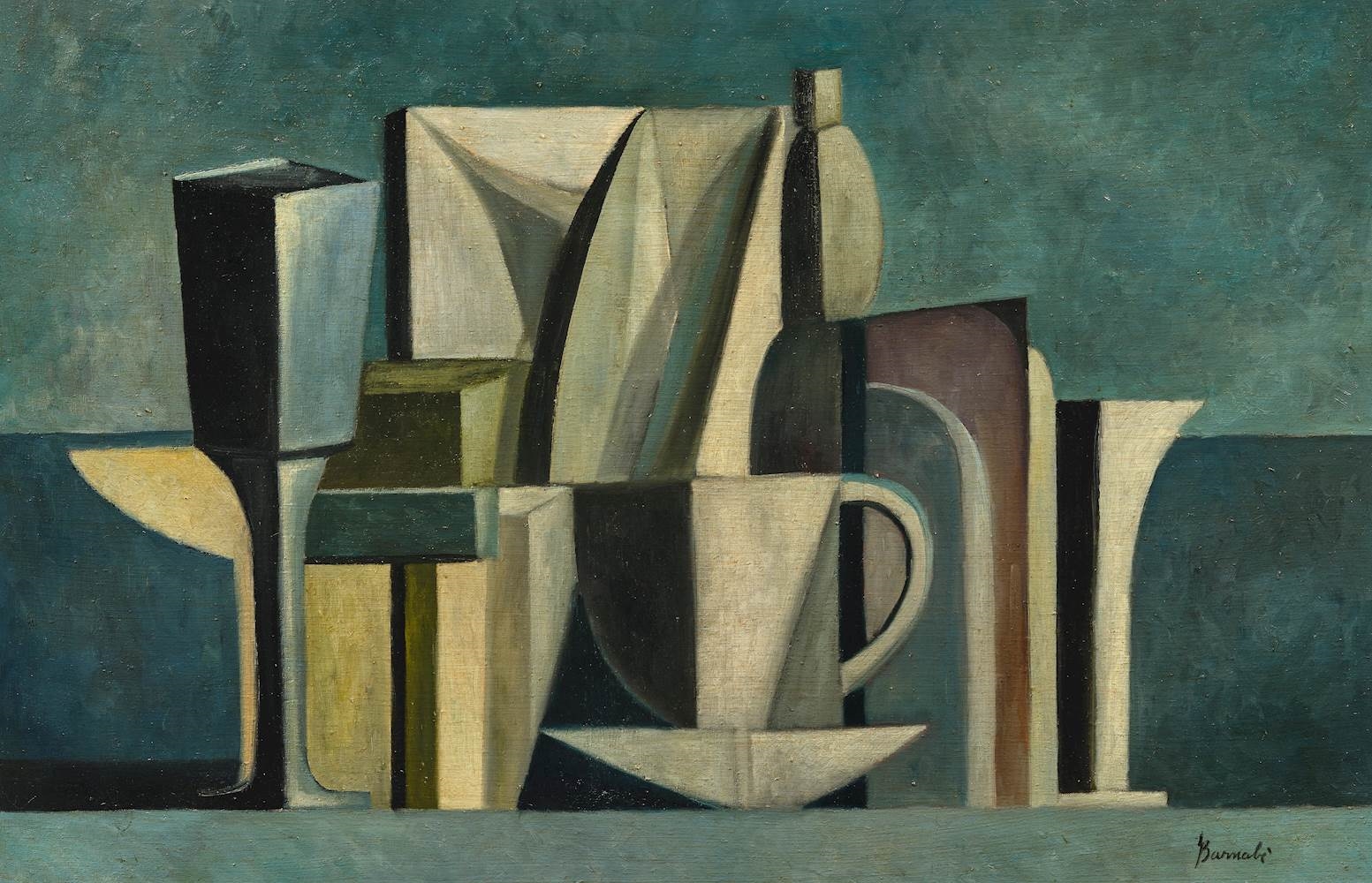Duilio Barnabè | Cubist still life | MutualArt