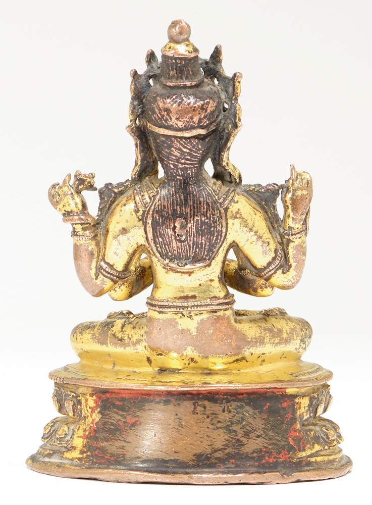 Tibetan School, 16th Century | A GILT COPPER ALLOY FIGURE OF ...